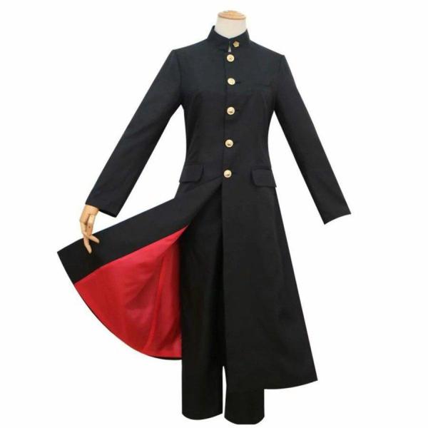 上下セット長ラン 学ラン コスプレ ハロウィン 制服 ちょうらん コスチューム ロング 学生服 チョウラ