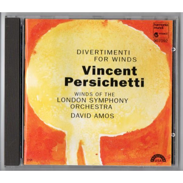 ヴィンセント・パーシケッティ(1915-1987)１．ディヴェルティメント Op.42２．詩編 Op.53３．コラール前奏曲「おお目に見えぬ神よ」 Op.160４．ページェント Op.59５．仮面舞踏会 Op.102６．おお涼しい谷間 Op...