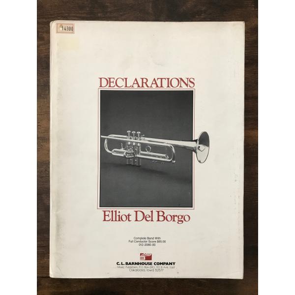 ★　画面下部のリンクをクリックして曲をお聴きください。・こちらの楽譜は中古品です。（未使用品ですが、長期間、倉庫棟で保管されていたため中古品として販売します。）・編成等は画像でご確認ください。●　商品の状態　カバー：少しヤケ、破れ、しわ、汚...