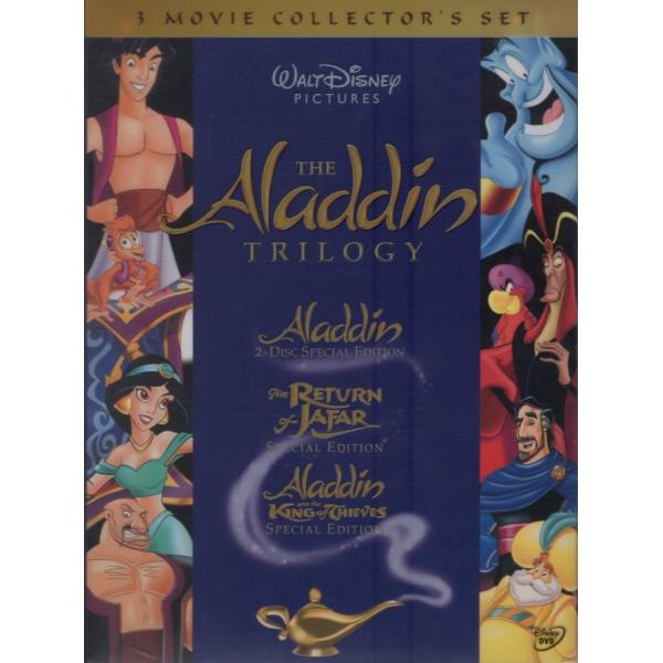 【発売日：2008年08月06日】ディズニーの大ヒット作『アラジン』の日本公開15周年を記念した『アラジン』3部作をセットにしたお買得BOX。収録作品は『アラジン スペシャル・エディション』、『アラジン ジャファーの逆襲 スペシャル・エディ...