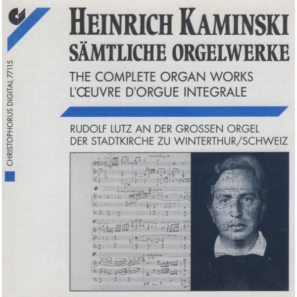 ■海外盤（日本語解説等はありません）レーベル：CHRISTOPHORUS品番：CHR-77115組枚数：1【曲目】ハインリヒ・カミンスキ：暁の星のいと美しきかな3つのコラール前奏曲コラール前奏曲「Mein' Seel' ist stille...