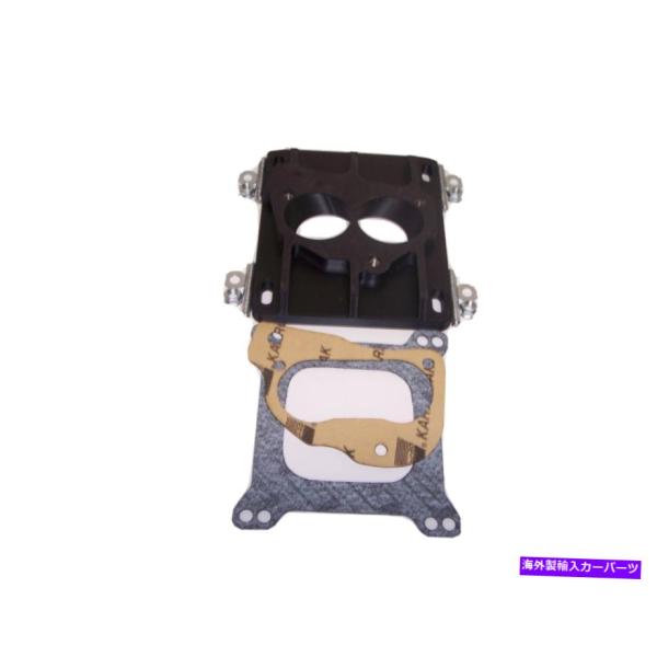 Throttle Body 50mm TBIスロットルボディから4バレル吸気マニホールドアダプターへのフィットシボレーGMホーリー 50mm TBI throttle body to 4 barrel intake manifold ada...