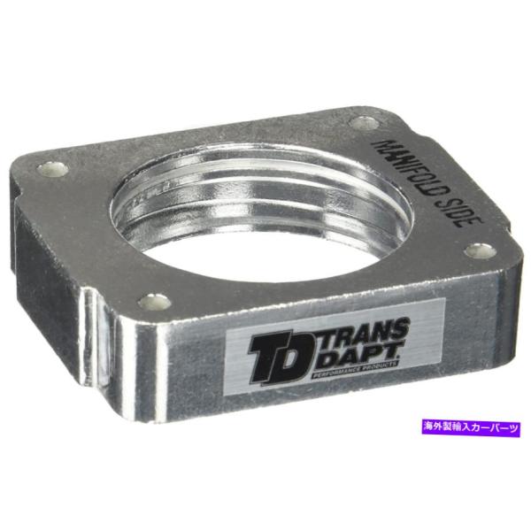 Throttle Body トランスダップ2517スロットルボディスペーサートルクカーブ厚さ1インチ Trans Dapt 2517 Throttle Body Spacer Torque-Curve 1 Inch Thick