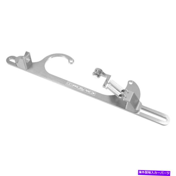 Throttle Body PFECB4150P Proflowスロットルケーブルブラケット、ビレットアルミニウム、ポリッシュ、ホリー41 PFECB4150P Proflow Throttle Cable Bracket, Billet ...