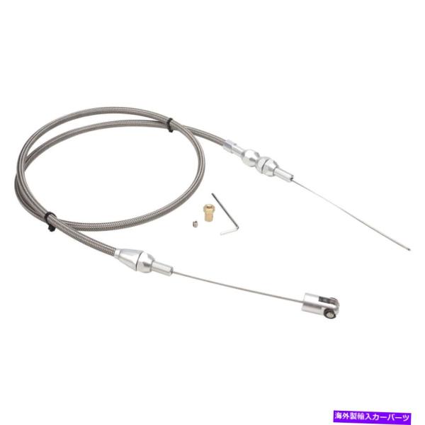 Throttle Body PFECSS-LS48 Proflowスロットルケーブル、Holden Commodore LS用、編組ステンレスW PFECSS-LS48 Proflow Throttle Cable, For Holden ...