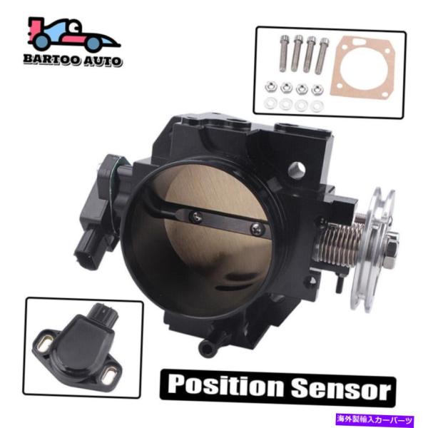 Throttle Body 70mmインテークマニホールドスロットルボディホンダアキュラシビックK20 K20A2に適合するセンサーフィット 70mm Intake Manifold Throttle Body w/ Sensor Fit ...