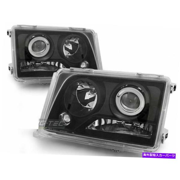 USヘッドライト メルセデスのヘッドライトW124 Eクラス1993-1995 Black Worldwide Freeship US LPME4 Headlights for Mercedes W124 E-CLASS 1993-1995...