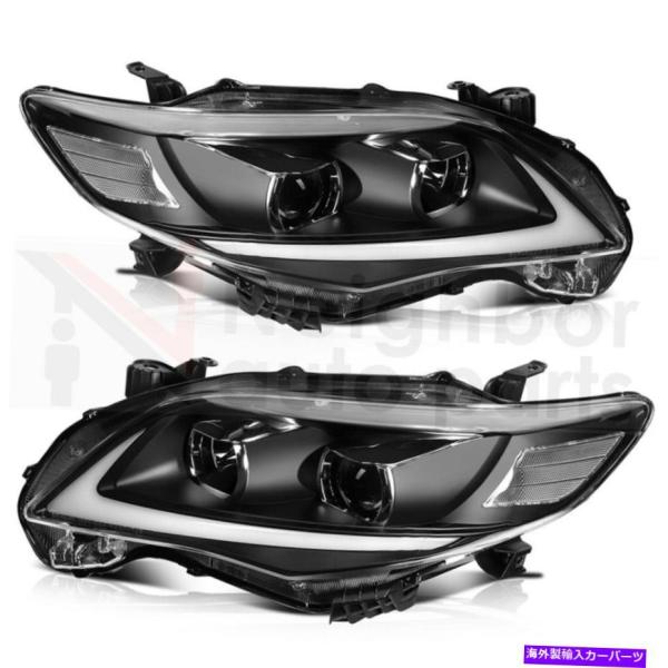USヘッドライト 2011-2013トヨタカローラセダンヘッドランプアセンブリプロジェクターLIHGTS Headlights For 2011-2013 Toyota Corolla Sedan Headlamp Assembly Pro...