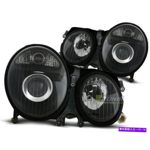USヘッドライト Ajurot Mallille Mercedes W210 E-Sarja 99-02 Musta LPME07WL Xino US Ajovalot mallille Mercedes W210 E-SARJA 99-0...