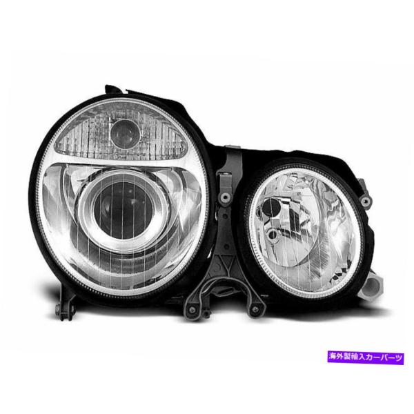 USヘッドライト Forlygter Til Mercedes W210 E-Klasse 99-02 KROM Gratis ForSendelse LPME04WM Xino Forlygter til Mercedes W210 E-...