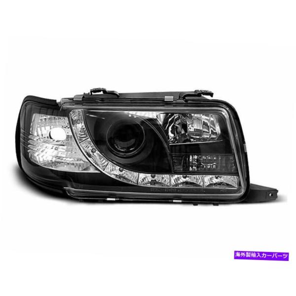 USヘッドライト ForlyGter LED DRL SE EFTER AUDI 80 B4 91-96ダグシュソートGratis Skib LPAU40WM XI Forlygter LED DRL Se efter AUDI 80 B4...