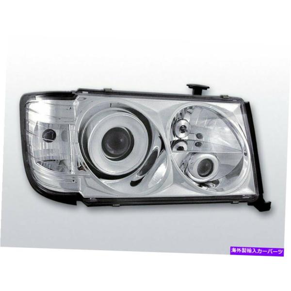 USヘッドライト メルセデスのためのFrontlykter W124 1985-1993 Chrome Gratis Frakt LPME02WN Xino US Frontlykter for Mercedes W124 1985-199...