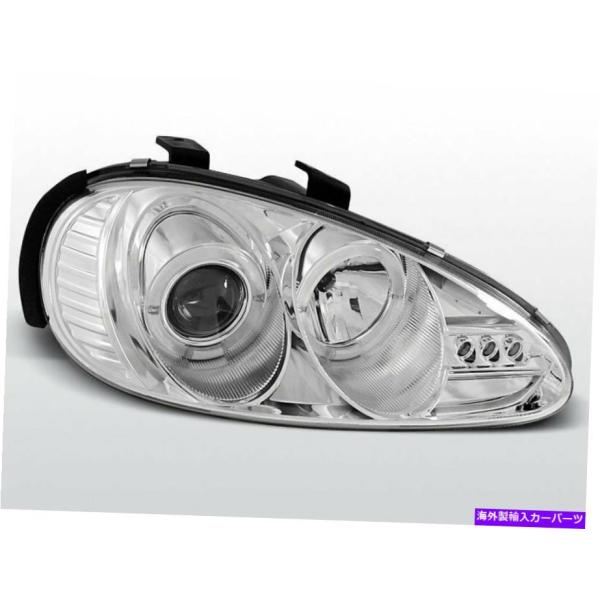 USヘッドライト Mazda MX3 91-98天使の目Chrome Gratis Frakt LPMA01WN Xino US Frontlykter for Mazda MX3 91-98 Angel Eyes Chrome grati...