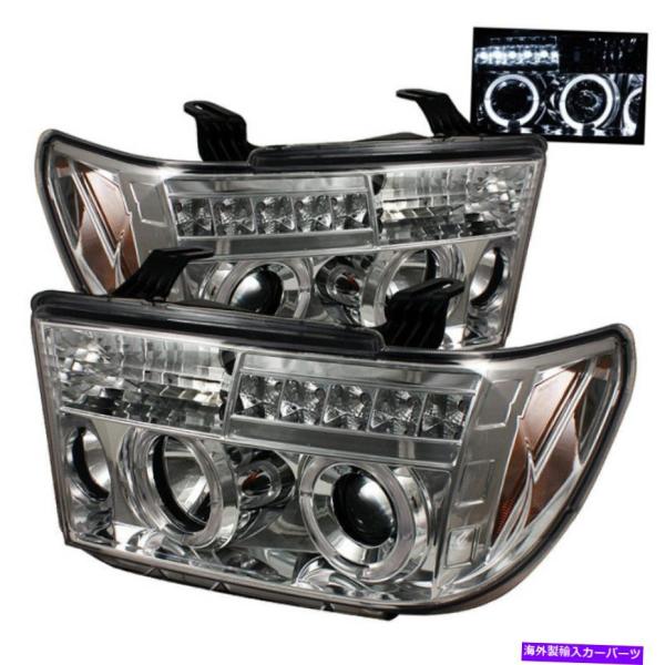 USヘッドライト トヨタのためのスパイダーのためのThundra 07-13プロジェクターのヘッドライトLED Halo LED Chrm Pro-YD Spyder for Toyota for Tundra 07-13 Projecto...