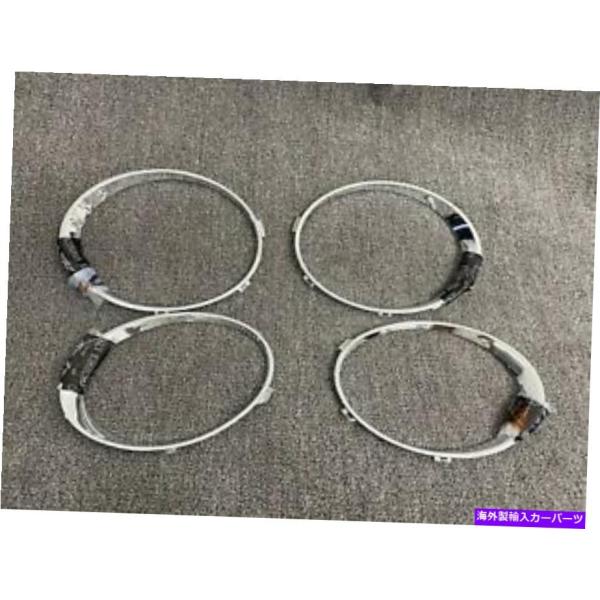 USヘッドライト 2006-2012 Bentley Continental Flying Spur Chromeヘッドライトベゼルセット4個 2006-2012 Bentley Continental Flying Spur Chrome...