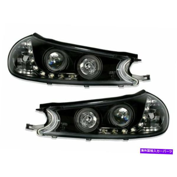 USヘッドライト Faros Optica Marcha Diurna LEDフォードMondeo MK2 II 2 1996-2000日光LPFO Faros Optica Marcha Diurna LED Ford MONDEO MK...