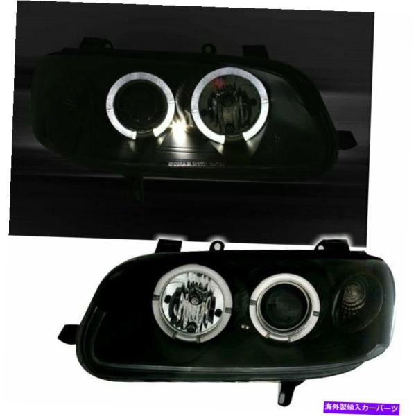 USヘッドライト Projecteurs Pour Opel Omega B 94-99 Angel Eyes Noir Sonar CA LPOP36WP Xino CA Projecteurs pour Opel OMEGA B 94-...