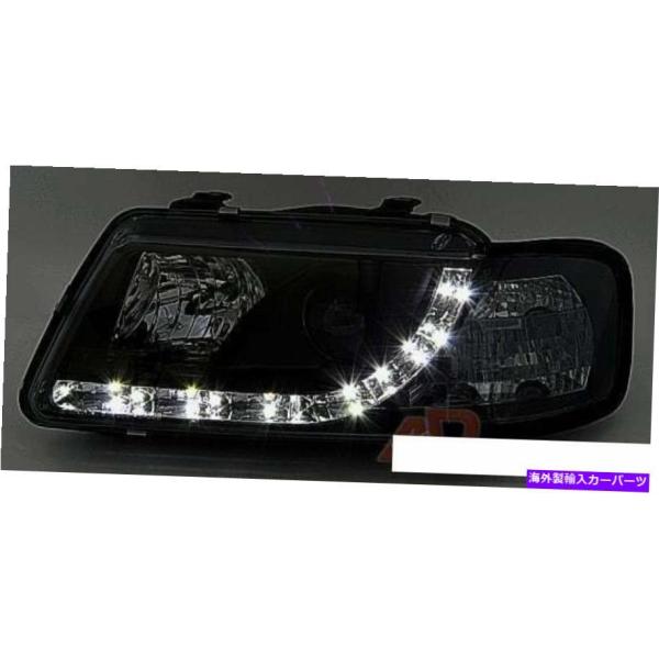 USヘッドライト Juego de Faros Optica Marcha Diurna LED Para VW Passat 5B 3B 1996-2000日光 Juego de Faros Optica Marcha Diurna LE...