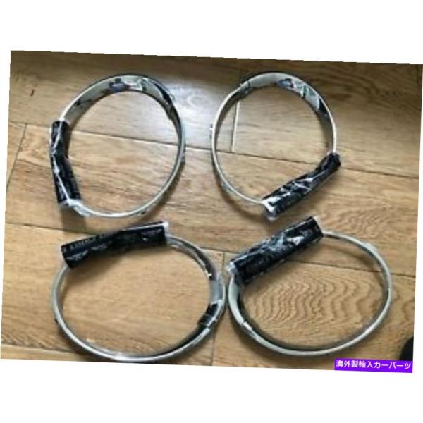 USヘッドライト 2006-2012 Bentley Continental Flying Spur Chromeヘッドライトベゼルセット4個 2006-2012 Bentley Continental Flying Spur Chrome...