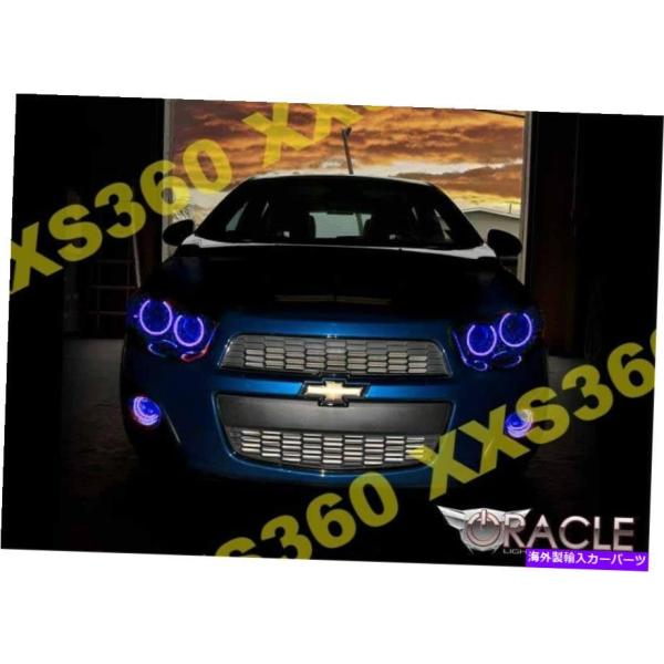 USヘッドライト Chevrolet SonicのためのOracle Haloヘッドライト12-15青いLEDの天使の目 ORACLE Halo HEADLIGHTS for Chevrolet Sonic 12-15 BLUE LED A...