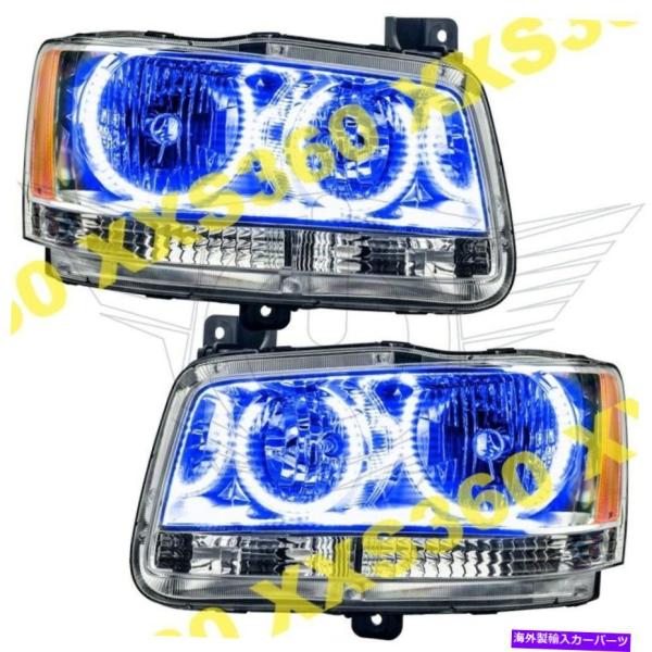 USヘッドライト Dodge Magnum 2008 Blue Led Angel Demonの目のためのOracle Haloヘッドライト ORACLE Halo HEADLIGHTS for Dodge Magnum 2008 BLUE...