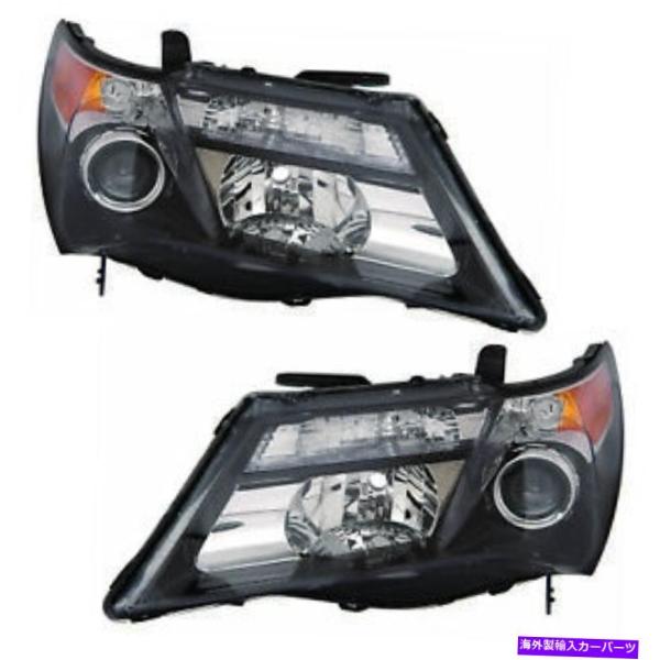 USヘッドライト 2011年2011年2011年2011年2013年Acura MDXベース/テクノロジーヘッドライトペアセット For 2010 2011 2012 2013 Acura MDX Base/Technology Headl...