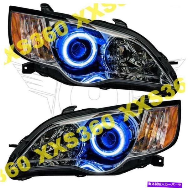 USヘッドライト Oracle Halo 2xヘッドライトスバルレガシー08-09ブルーLED Angel Eyes ORACLE Halo 2x HEADLIGHTS Subaru Legacy 08-09 BLUE LED Angel ...