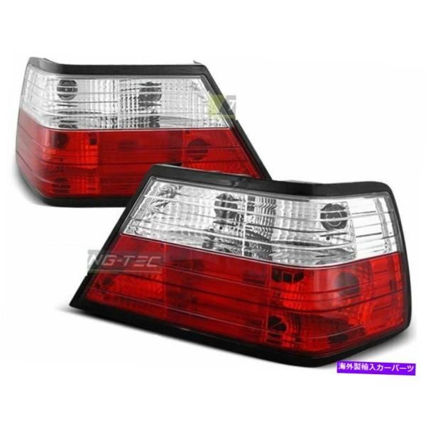 USテールライト Takavalot Mallille Mercedes W124 E-Sarja 85-95 Punainen Valkoinen LTME03WL Xino Takavalot mallille Mercedes W12...