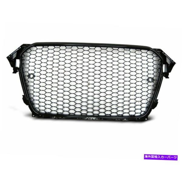 USテールライト フロントバンパーGrilldi A4 B8 RSスタイル11-15光沢のある黒いPDCグラリスForSendelse GR Front Bumper GrillDI A4 B8 RS-Style 11-15 Glossy ...