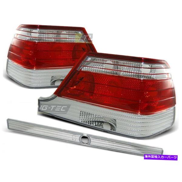 USテールライト Takavalot Mallille Mercedes W140 S-Sarja 95-98 Punainen Valkoinen LTME07WL Xino Takavalot mallille Mercedes W14...