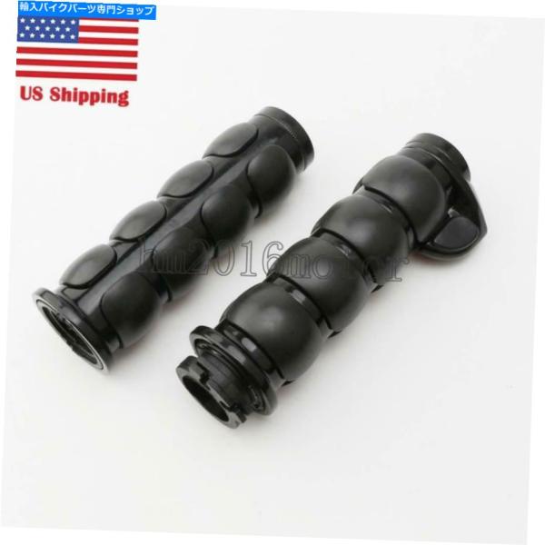 ハンドルグリップ HMMotor 1 "ハーレイ - Davidson Electra Glide Flhtのためのハンドルバー滑り止めハンドグリップ HMmotor 1" Handelbar Non-Slip Hand Grips For...