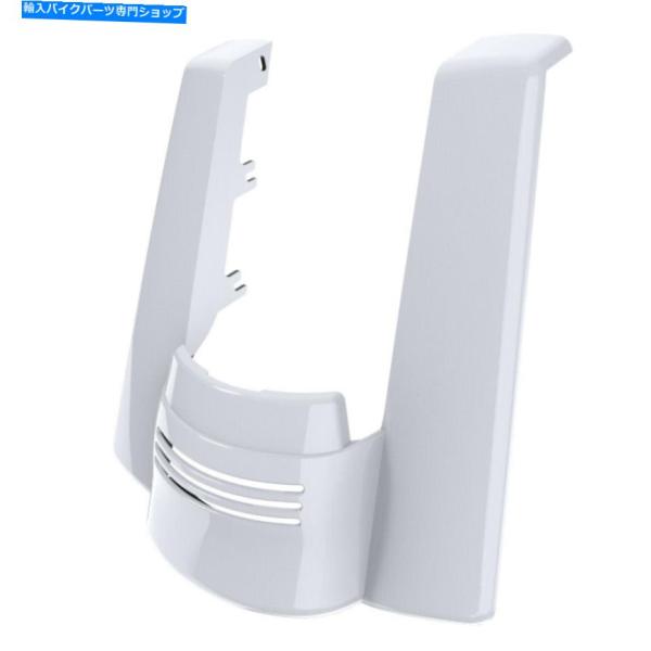 リアフェンダー 粉砕されたアイスパールのカットアウトリアフェンダー延長フィラー09+ハーレー Crushed Ice Pearl No Cutout Rear Fender Extension Filler For 09+ Harley