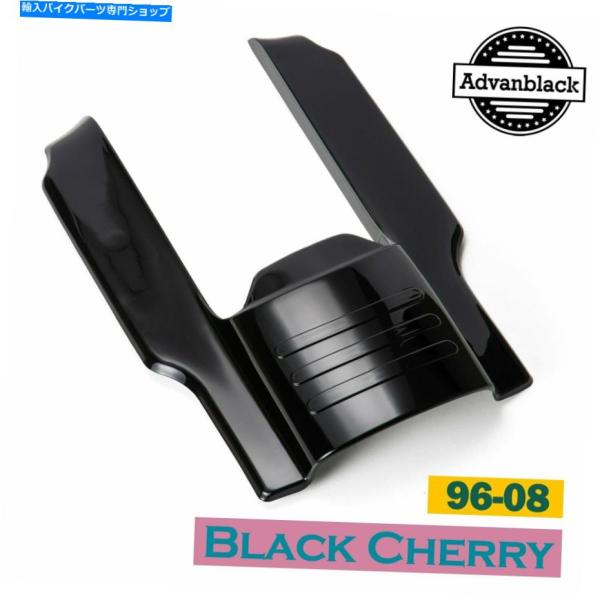 リアフェンダー Advan Black Cherry 7 "リアフェンダー延長フィラーストレッチフィット96-08ハーレー Advan Black Cherry 7" Rear Fender Extension Filler Stretch...