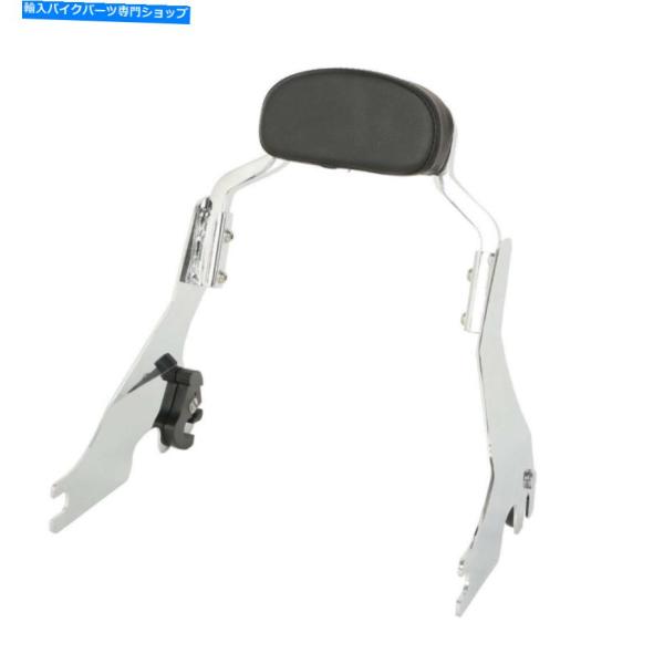 バックレスト Sissy Bar Short Passenterの背もたれフィットHarley Sportster XL883 1200 48 04-21 Sissy Bar Short Passenger Backrest Fit For...
