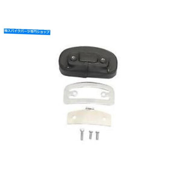 バックレスト 短いSissy Bar V-Tを持つハーレーダビッドソンのためのフラットランダーミニバックレスト＃47-0753 Flatlander mini backrest for Harley Davidson with short ...