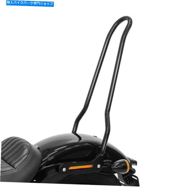 バックレスト ハーレーソフトスリム18-20クラフトスリーグサリーライドタンパブラック Sissy bar for Harley Softail Slim 18-20 Craftride Tampa black