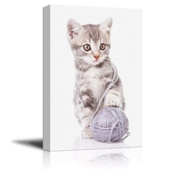 パネルアート Wool Ball Gallery-CVS - 24x36インチ 壁26-かわいい猫- show original title