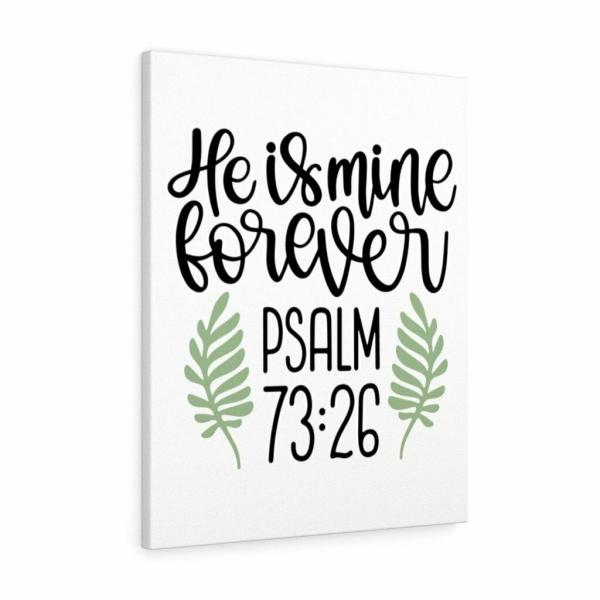 パネルアート Scripture Canvas He Is Mine Forever Psalm 73:26 Christian Wall Art Bible Verse P- show original title