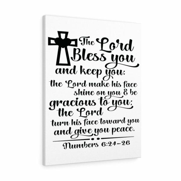 パネルアート Scripture Canvas Lord Bless You Numbers 6:24-26 Christian Wall Art Bible Verse P- show original title