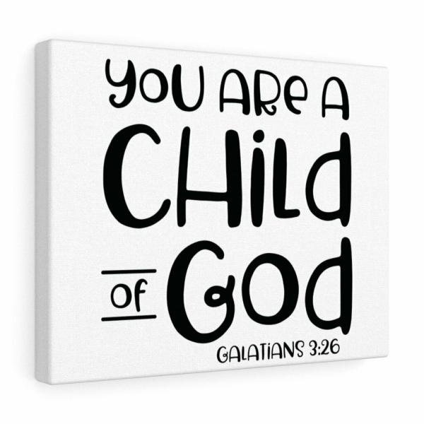 パネルアート Scripture Canvas Child Of God Galatians 3:26 Christian Wall Art Bible Verse Prin- show original title