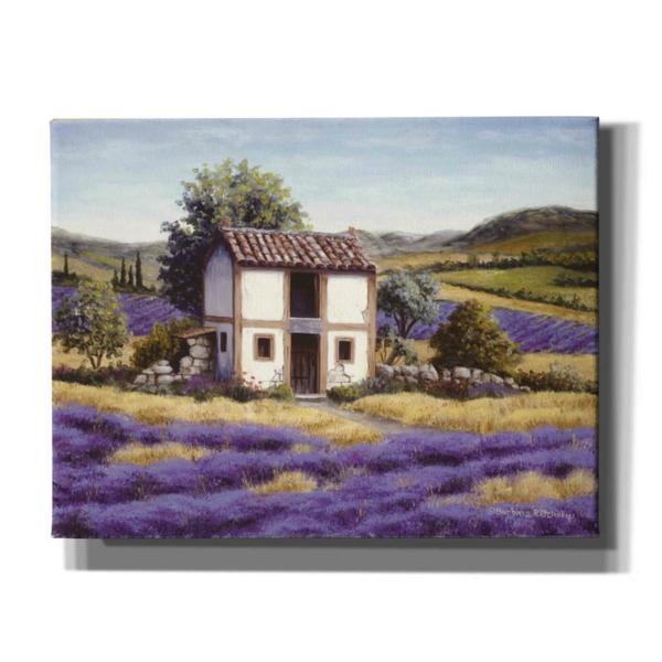 パネルアート Epic Graffiti 'Lavender near Grasse' by Barbara Felisky, Giclee キャンバス ウォールアート- show original title