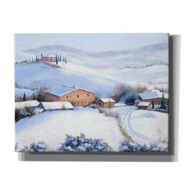 パネルアート Epic Graffiti 'Italian Snowy Hillside' by Barbara Felisky, Giclee Canvas Wall Ar- show original title