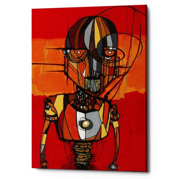 パネルアート Epic Graffiti "Segmented Man Orange" Craig Snodgrass, Giclee キャンバス ウォールアート- show original title