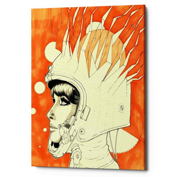 パネルアート Epic Graffiti "Space Queen Fire" Craig Snodgrass, Giclee キャンバス ウォールアート- show original title