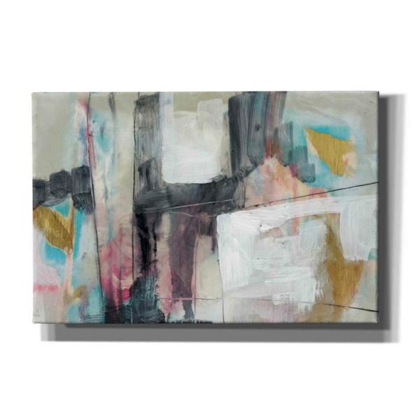 パネルアート Epic Graffiti 'Pastel Kinesis I' by Jennifer Goldberger Giclee キャンバス ウォールアート- show original title