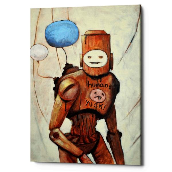 パネルアート Epic Graffiti "Humans Yuck!" Craig Snodgrass, Giclee キャンバス ウォールアート- show original title