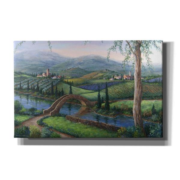 パネルアート Epic Graffiti 'Vistas of France' by Barbara Felisky, Giclee Canvas Wall Art