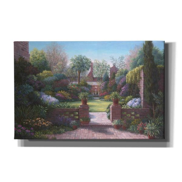 パネルアート Epic Graffiti 'In a Charleston Garden' by Barbara Felisky, Giclee キャンバス ウォール Ar- show original title