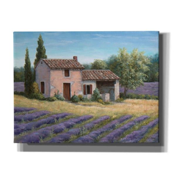 パネルアート Epic Graffiti 'Rows of Lavender' by Barbara Felisky, Giclee キャンバス ウォールアート- show original title
