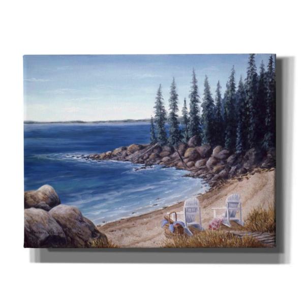 パネルアート Epic Graffiti 'Overlook the Atlantic' by Barbara Felisky, Giclee キャンバス ウォール- show original title